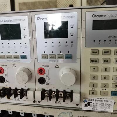 6334A 63303A Chroma高速直流电子负载测试仪器议价维修