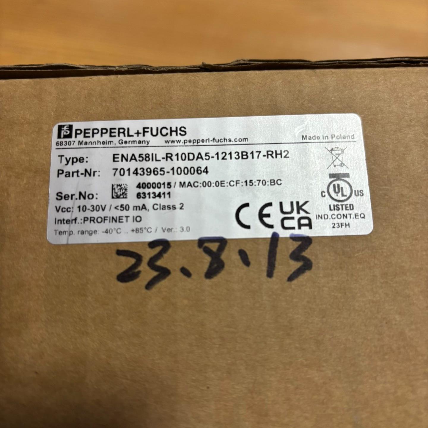 ENA58IL-R10DA5-1213B17-RH2 P+F倍加福值编码器议价维修