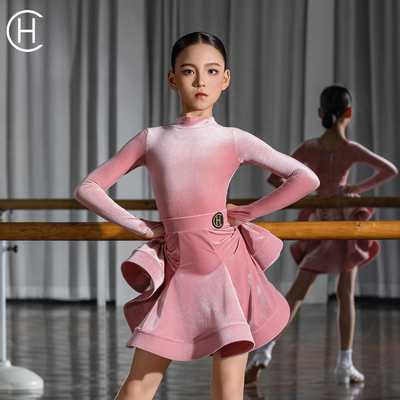 皇朝专业鱼骨规定服拉丁舞服套装