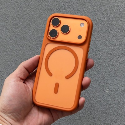 明盾苹果17新款带AI键手机壳