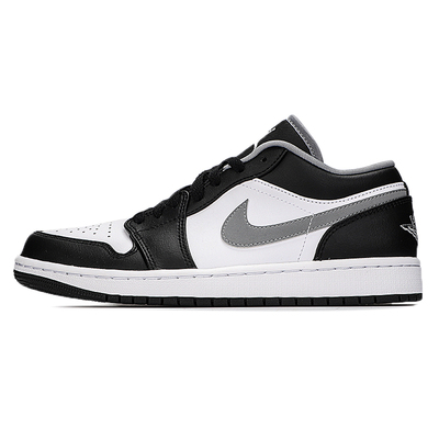 耐克男鞋AirJordan 1 Low AJ1黑白灰低帮复古板鞋553558-040