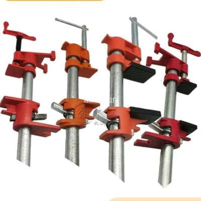 圆管固定夹具夹紧器卡扣式木工拼板夹子6分管夹组合水管夹木工夹