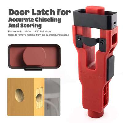 Door Latch Mortise Tool门闩榫槽工具安装套件 木工工具
