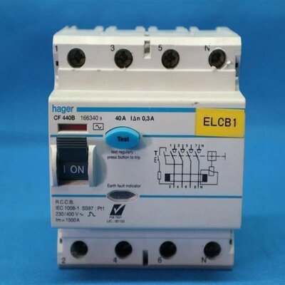 Hager CF 440B CF440B Circuit Breaker 40A