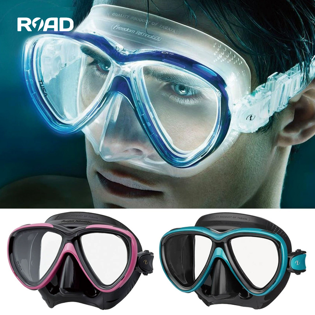 TUSA M211近视潜水面镜可配镀膜镜片亚洲脸型水肺面罩度数眼镜_虎窝淘