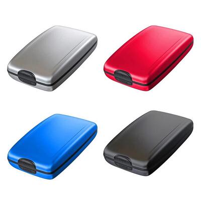 ID Scanning Protect Card Holder Dropshipping Aluminum wallet