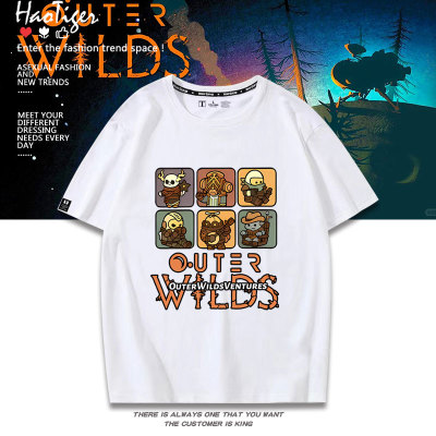 星际拓荒Outerwilds游戏宇宙之眼周边夏季短袖T恤二次元男女上衣