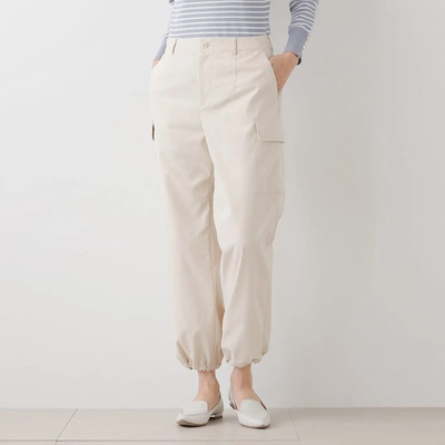 纽约克两穿法抽绳女裤