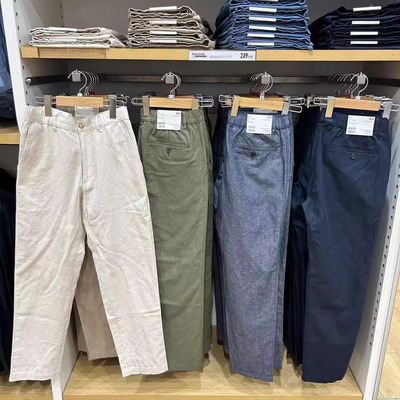 夏季男士棉麻休闲裤长裤