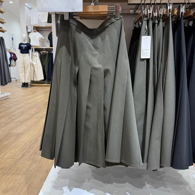 试衣间同款女装百褶裙半身裙