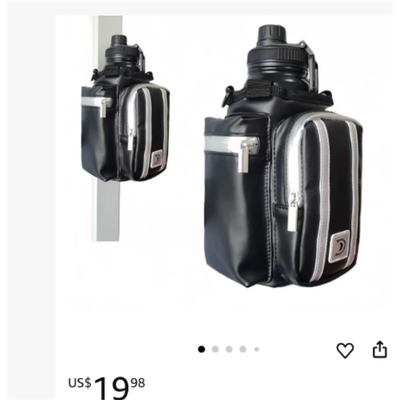 实用 设计合理 男女磁性健身包 水瓶袋 带口袋肩带可拆卸手柄