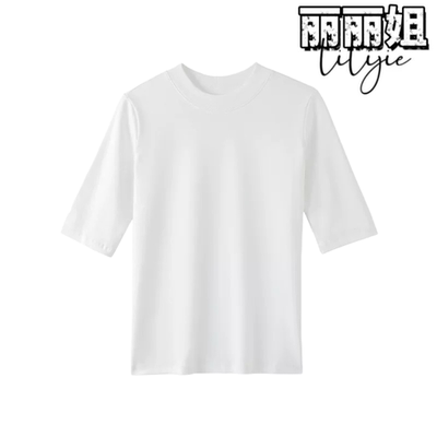 JUST丽丽姐【80s的丝光棉】2026新款上新简约气质T恤