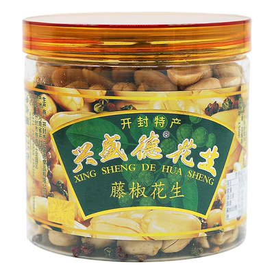兴盛德新品藤椒花生325g开封特产