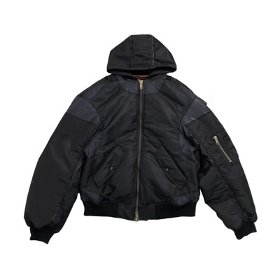 GRAILZ TALK PROJECT G/R BOMBER美式潮牌冬季加厚连帽棉服外套男