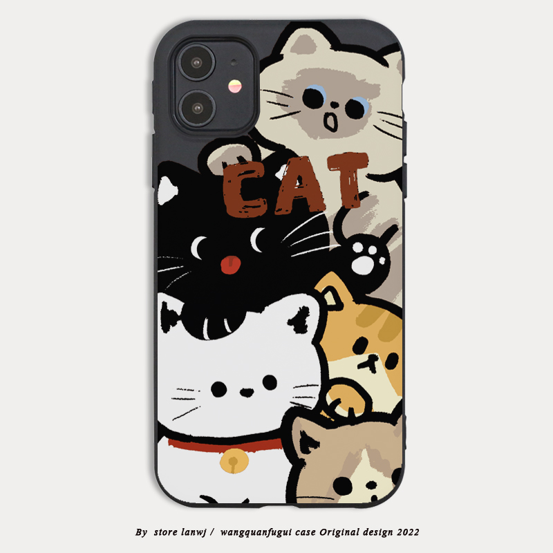 日系猫咪适用华为30PLUS荣耀畅玩20PRO手机壳9Av9小众67x软萌7c可爱8c_虎窝淘