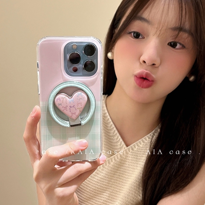 爱心蝴蝶结折叠磁吸支架适用魅族22/21/20全包meizu21 class手机壳note16/9旋转16spro/18防摔17SPRO软ucky08