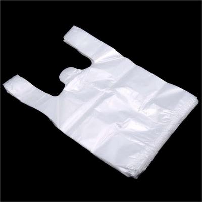 100Pcs Supermarket Plastic Bags With Handle Useful Plastic S