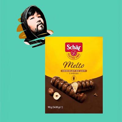 德国直邮【全场满300包邮】schar无麸质杏仁巧克力手指饼干90g