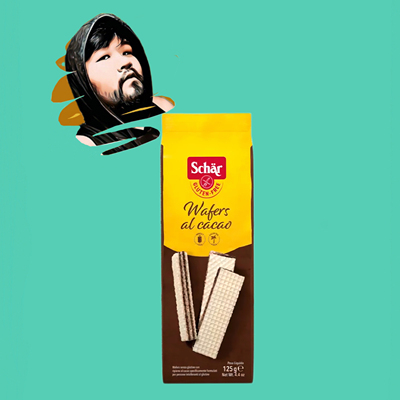 德国直邮【全场满300包邮】Schar无麸质巧克力华夫脆125g