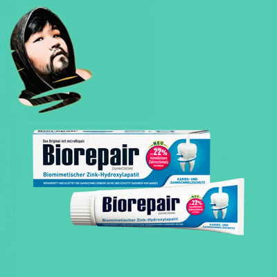 德国直邮【全场满300包邮】Biorepair锌羟基磷灰石牙膏75ml