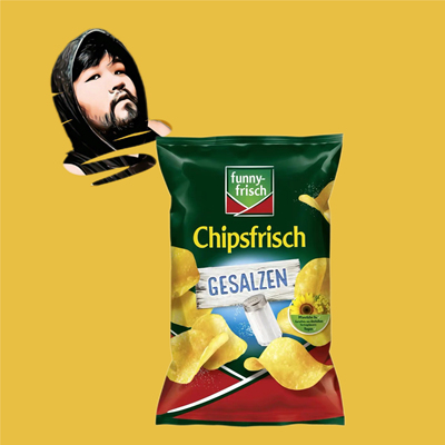 德国直邮【全场满300包邮】funny-frisch新鲜盐味非油炸薯片150g