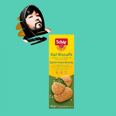 德国直邮【全场满300包邮】Schar无麸质燕麦曲奇130g