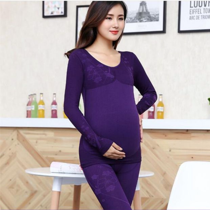 孕妇秋衣秋裤套装哺乳保暖内衣睡衣月子服莫代尔怀孕产前产后内衣