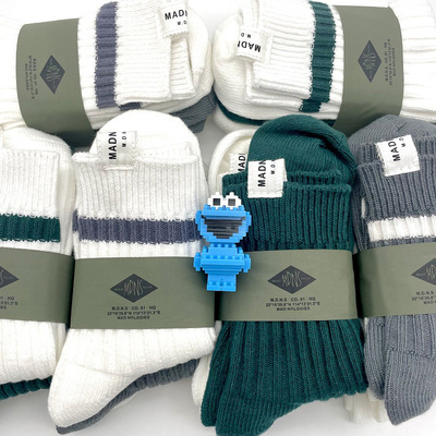 日潮余文乐袜子粗线mdns lok madness工装复古军事风男女city boy