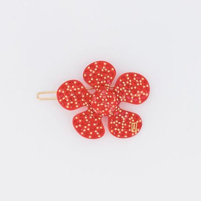 法国亚历山大发饰情人节花朵边夹