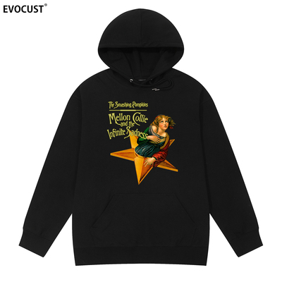 The Smashing Pumpkins连帽卫衣碎南瓜乐队帽衫摇滚经典男女复古