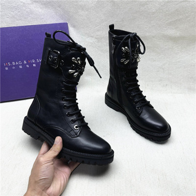 品牌撤柜马丁靴真皮橡胶亏本