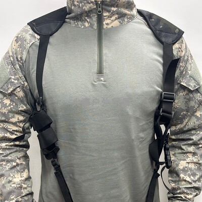 CS战术尼龙套 1911/G17通用款腋下套 特工腋下枪套 隐蔽性快拔套