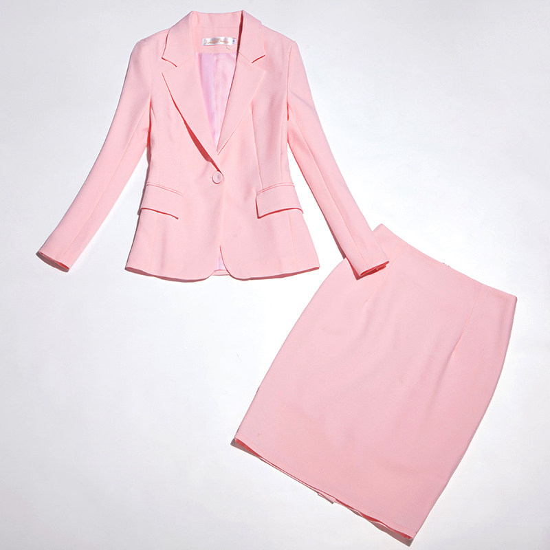 小西服职业西装套装气质女神春夏新款通勤西服半身裙两件套短裙