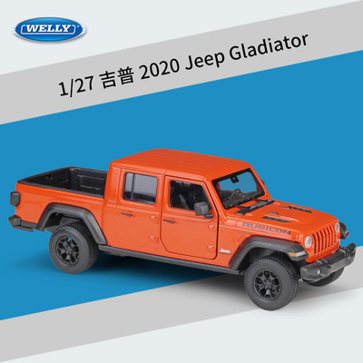 WELLY威利1:27吉普2020Jeep Gladiator皮卡仿真合金汽车模型玩具