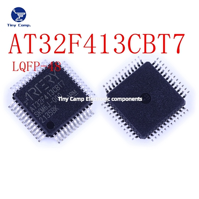 现货实拍 AT32F413CBT7 LQFP-48 32位工业级MCU 128KB 64KB 原装