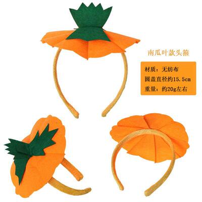 Halloween Headwear Adult Kids Pumpkin Hat Hair Wizards