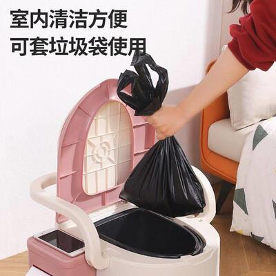 Sitting toilet stool movable potty stool elderly mobile toil