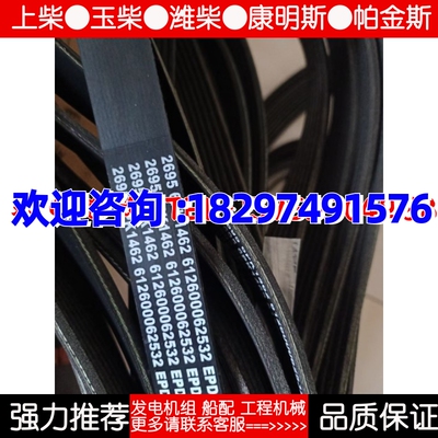 潍柴612600062532 6PK1462发电机皮带