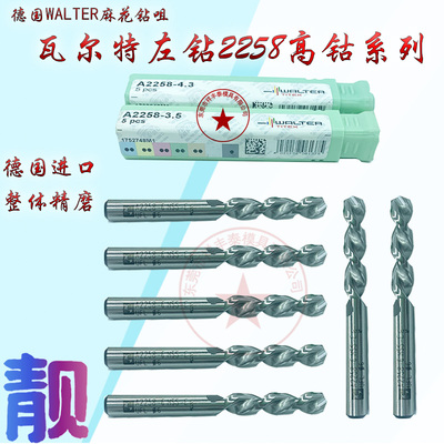 左钻德国瓦尔特TITEX正品质保不锈钢自动车床麻花反钻头φ1-1.9