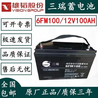 阀控密封铅酸式蓄电池6FM100E 12V100AH Y E 直流屏 UPS EPS