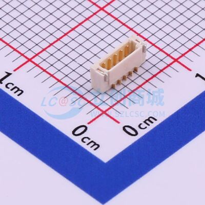 线对板针座 X0800WRS-05HF-LPV01 SMD,P=0.8mm,卧贴 1x5P电子元件