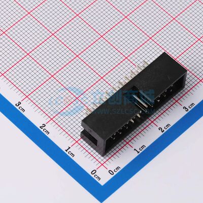 IDC刺破式连接器(牛角/简牛) ZX-IDC2.54-2-10PZZ 插件,P=2.54mm