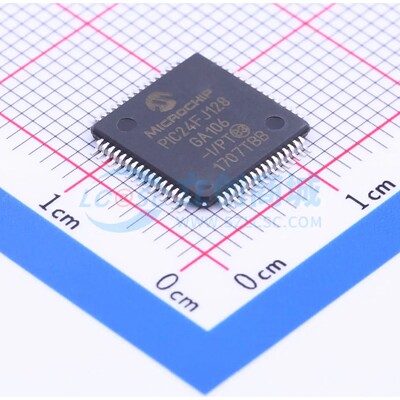 单片机(MCU/MPU/SOC) PIC24FJ128GA106-I/PT TQFP-64(10x10) 电子