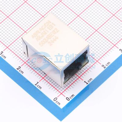 以太网连接器(RJ45 RJ11) ARJM11B1-502-AB-EW2 插件 弯插带LED电
