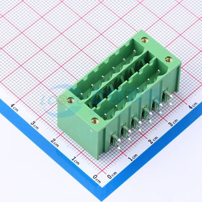 插拔式接线端子 JL2EDGKRHM-50806G01 弯插,P=5.08mm 2x6P电子元