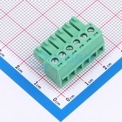 插拔式接线端子 WJ15EDGK-3.81-06P-14-00A P=3.81mm 公插头 1x6P