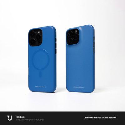TUTUCASE｜原创韩国进口菲林磨砂二合一手机壳 蓝胖胖 C069