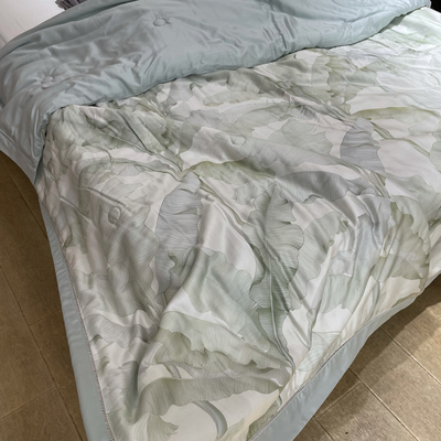 正品沃尔德60支天丝夏被莱赛尔数码印花蚕丝夏凉被水洗空调薄被子