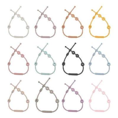 Baby Pacifier Clip Chain Silicone Adjustable Strap Chain