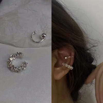 碎银子耳骨夹套装甜酷耳夹无耳洞